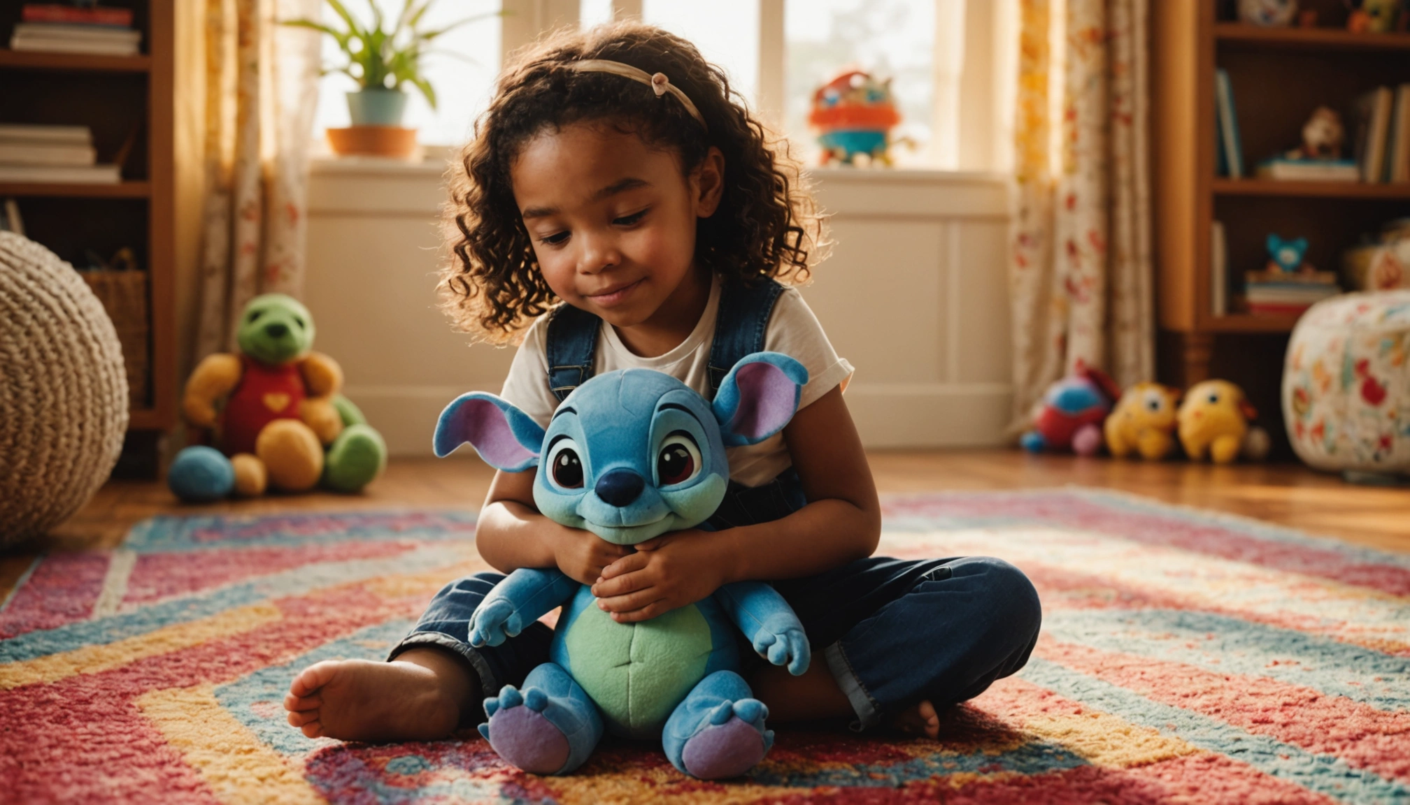 La tendresse de l'univers Disney avec une peluche stitch